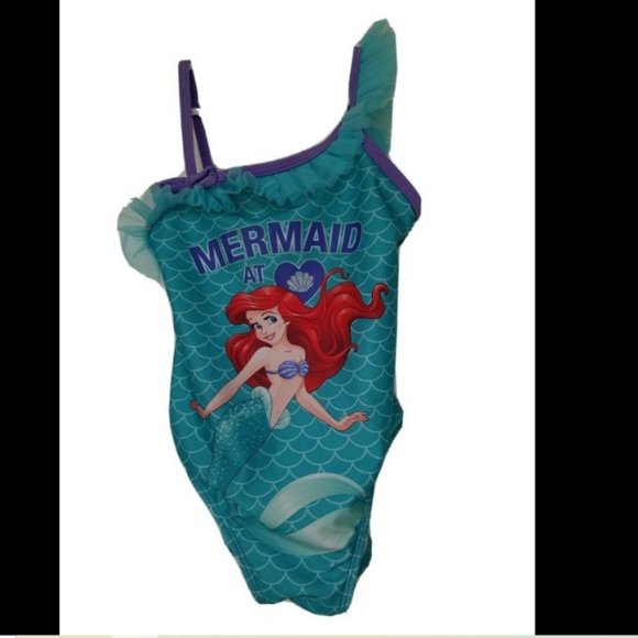Disney | Swim | Disney Princess Ariel The Little Mermaid Swimsuit ...